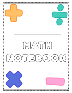 4 Free Interactive Math Notebook Covers - Teaching at the Oaks
