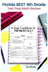 Spiral Review for 4th Grade FAST Assessment - Teaching at the Oaks