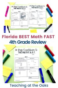 4th Grade Review for the Florida BEST Math Standards - Teaching at the Oaks