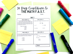 3rd Grade 20 Day Spiral Review for the Florida BEST Math Standards ...